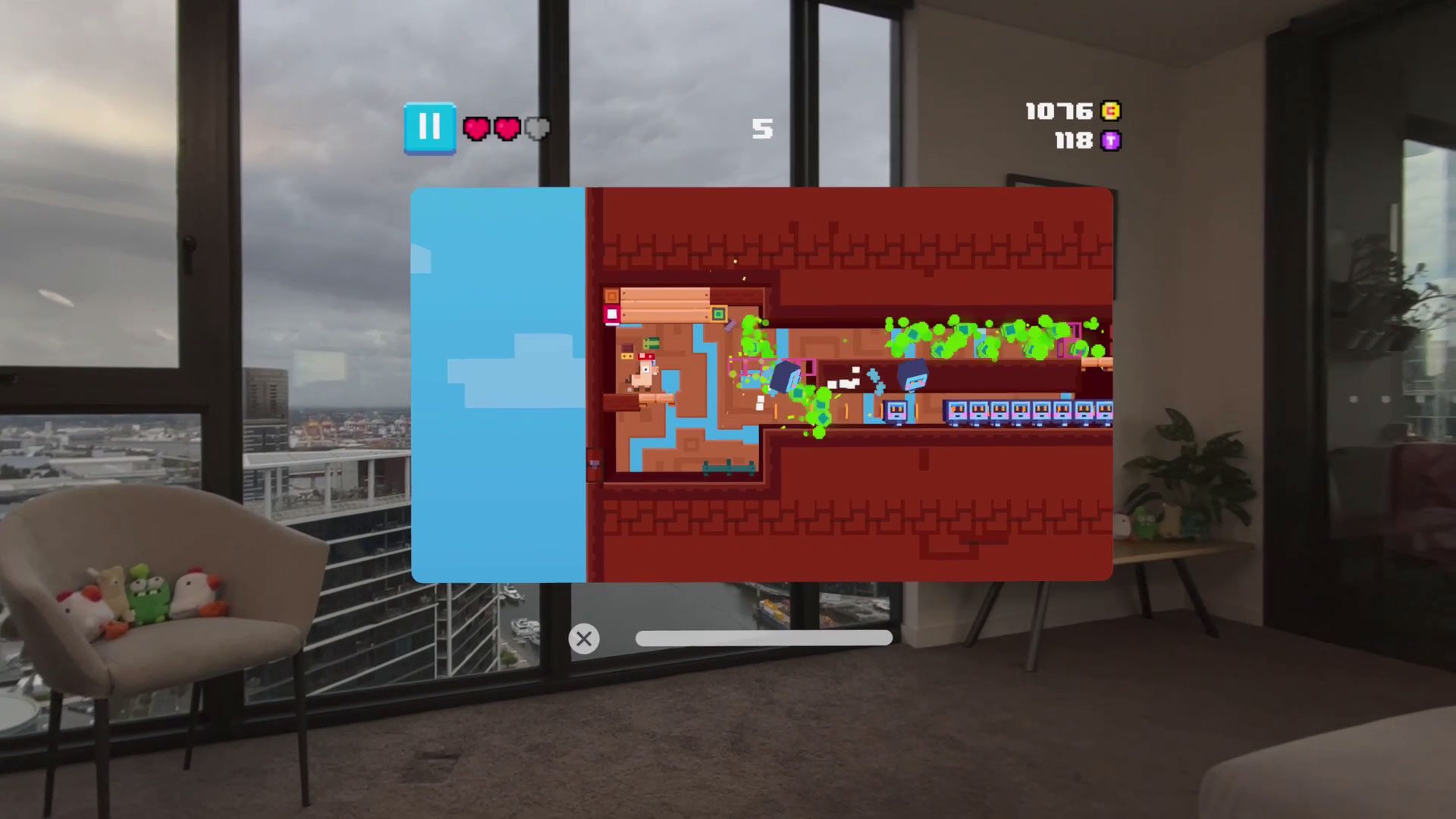 Os jogos Vision Pro estão começando a combinar 3D com jogabilidade ...